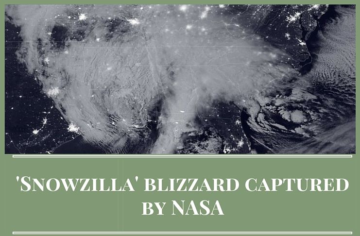 'Snowzilla' blizzard captured by NASA - PGurus