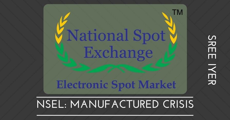NSEL Crisis: Manufactured for whose benefit? - PGurus