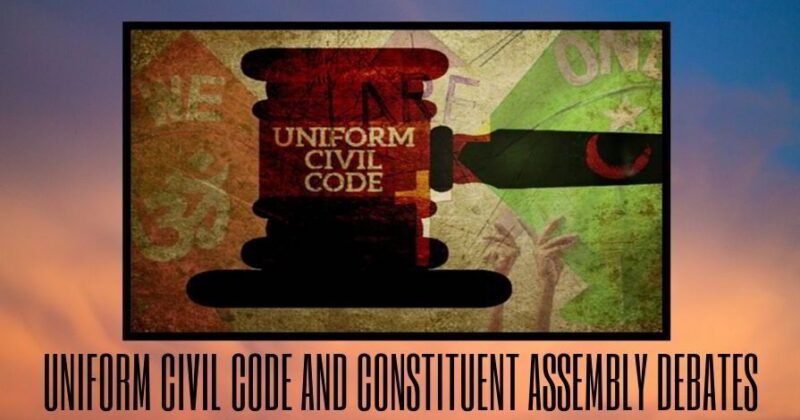 Uniform civil code and Constituent Assembly debates - PGurus
