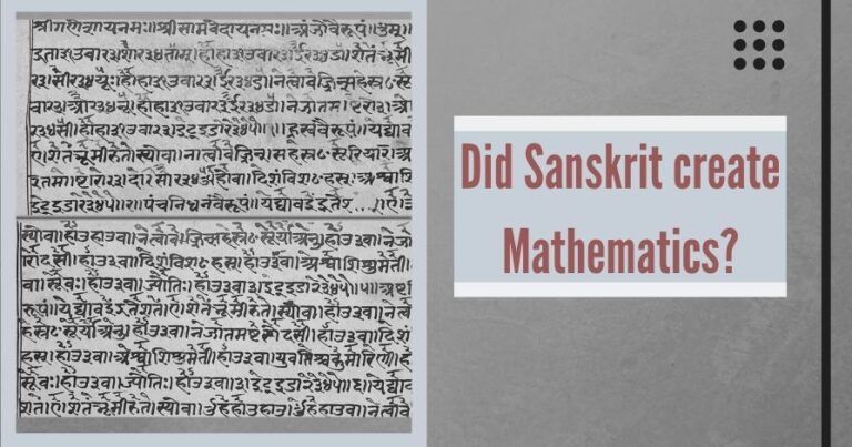 Did Sanskrit create Mathematics? - PGurus