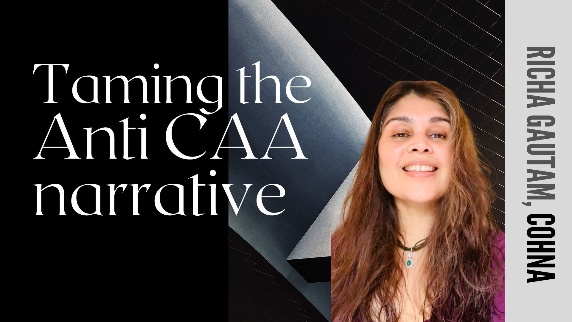 Richa Gautam details how she effectively countered the many misconceptions being spread on CAA ...