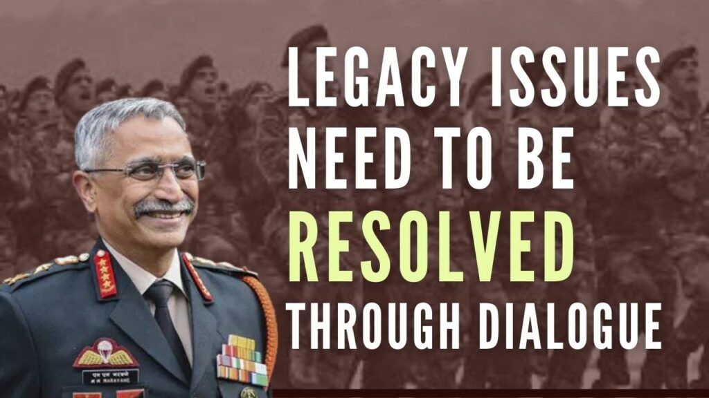 Legacy issues need to be resolved through dialogue and not by ...