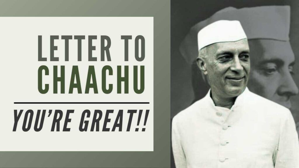 My Letter Series - Dear चाचू (Chaachu), ਤੁਸੀਂ ਮਹਾਨ ਹੋ (You’re Great ...