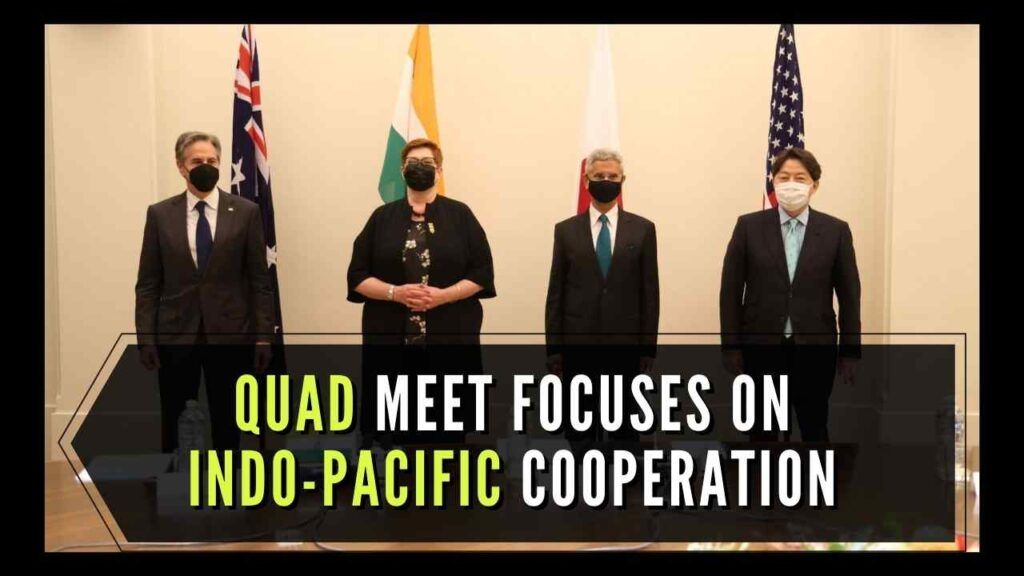 QUAD assures Indo-Pacific region free from encroachment: Issues joint ...