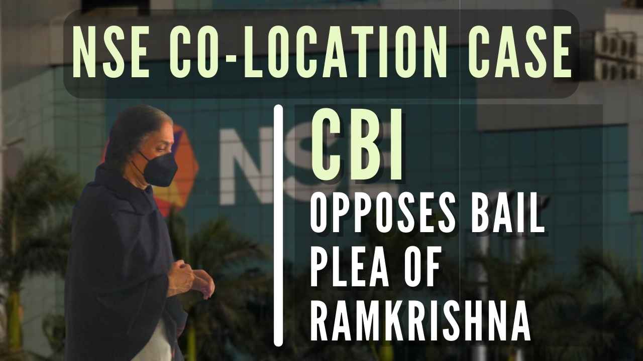 NSE co-location case: CBI opposes the bail plea of Chitra Ramkrishna. Highly influential and may ...