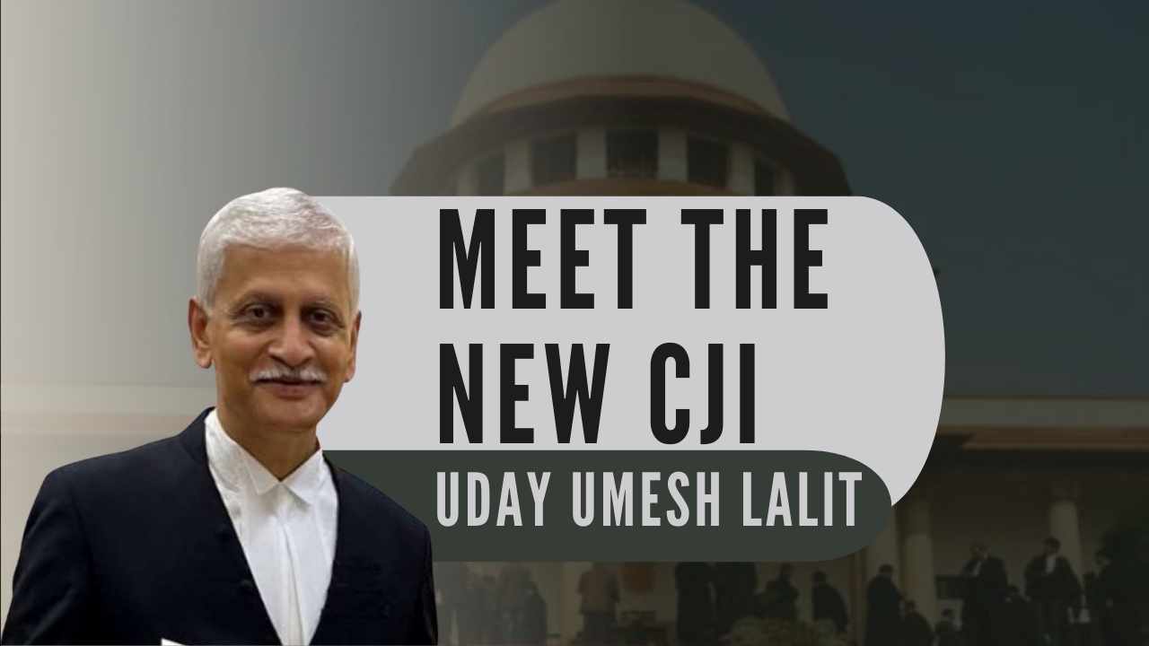 Meet the new Chief Justice of India Uday Umesh Lalit - PGurus