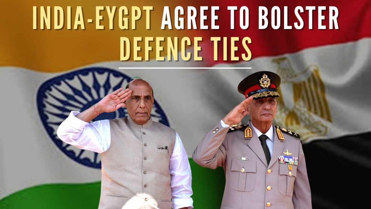 Defence Minister Rajnath Singh meets Egyptian counterpart, holds talks ...