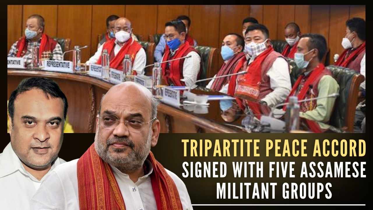 Tripartite peace accord signed between Centre, Assam govt and five ...