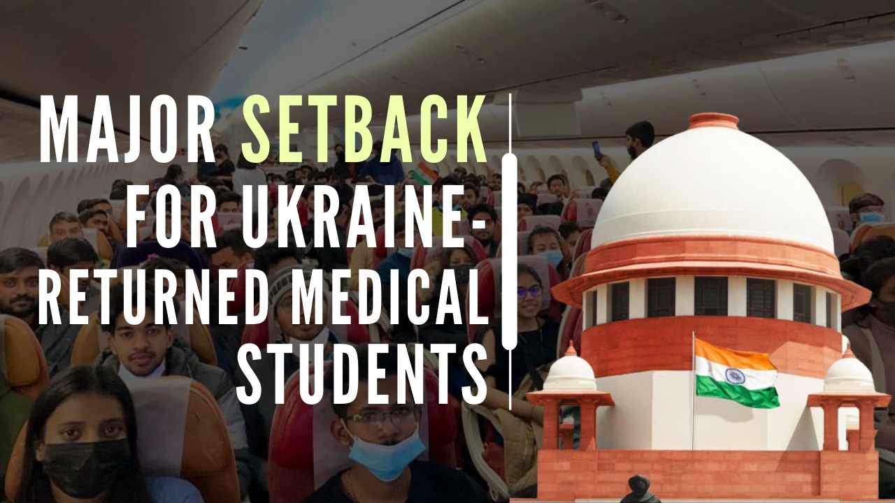 Medical students who returned from Ukraine can’t be laterally admitted ...