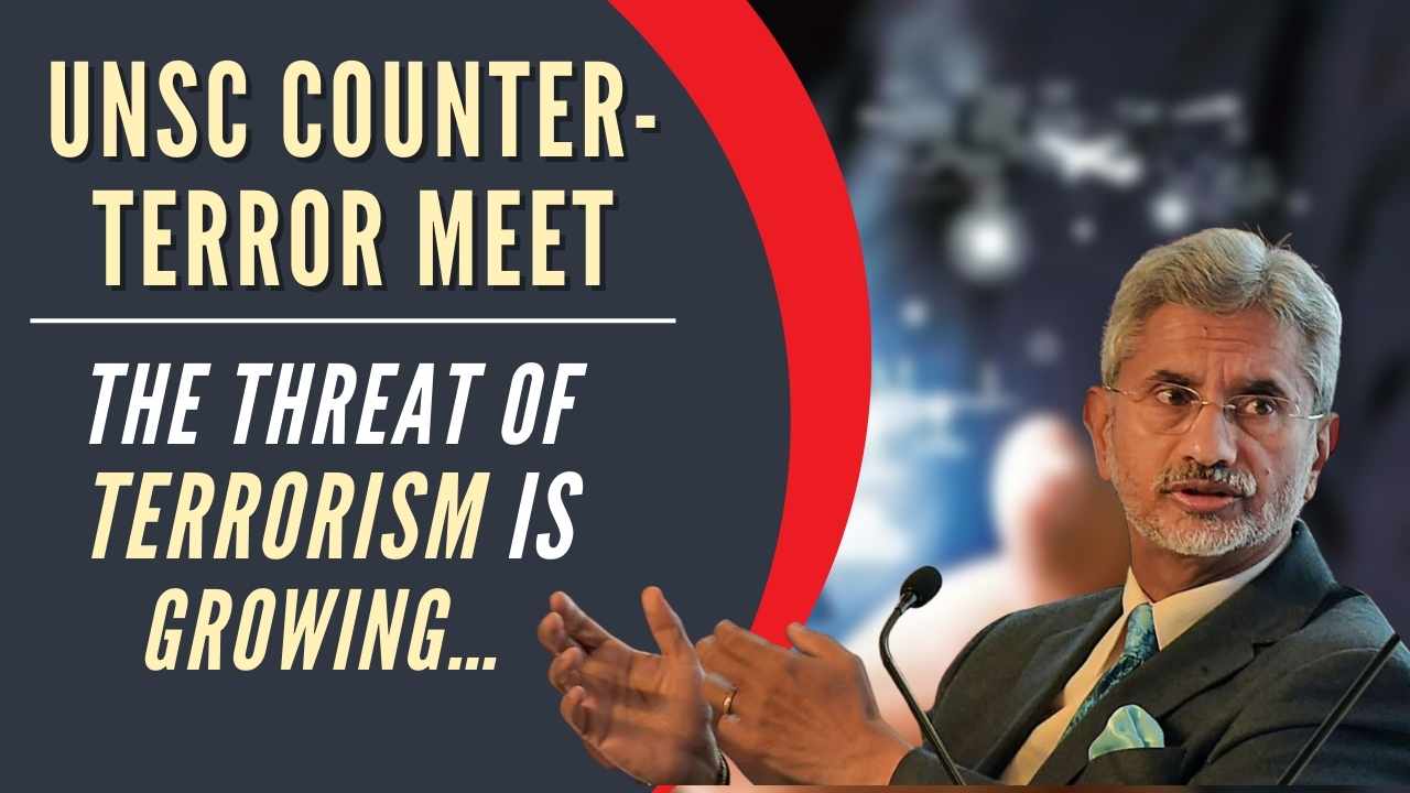 UNSC counter-terrorism meet: Jaishankar flags 'nefarious' use of drones ...