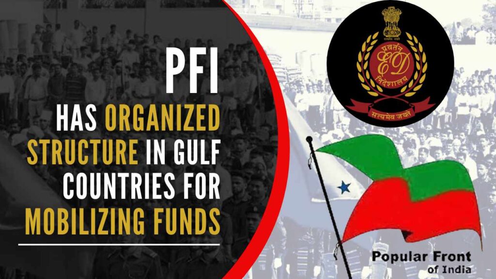 PFI has organized structure in Gulf countries for mobilizing funds ...