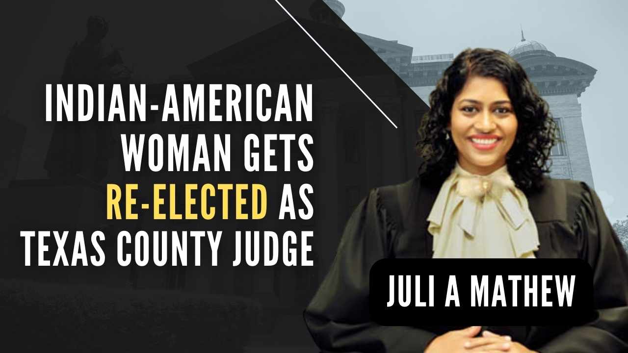Indo-American Judge Juli A Mathew Took Oath as a Texas Court Judge