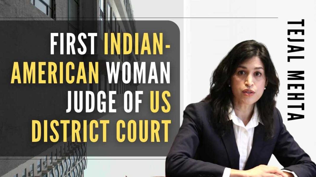 Indian-American Woman Judge Named First Justice of US District Court