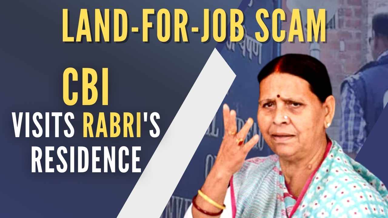 Land-For-Job Scam: CBI Visits Rabri Devi's Patna Residence