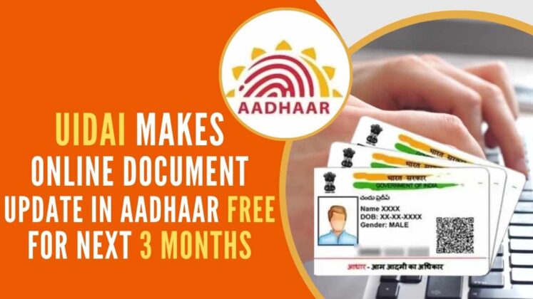 UIDAI to Allow Free Updation of Aadhaar Documents