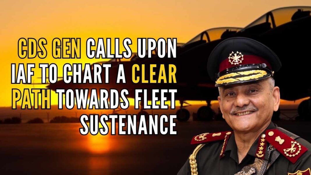 CDS Gen Anil Chauhan Exhorts IAF to Take Steps Toward Indigenization