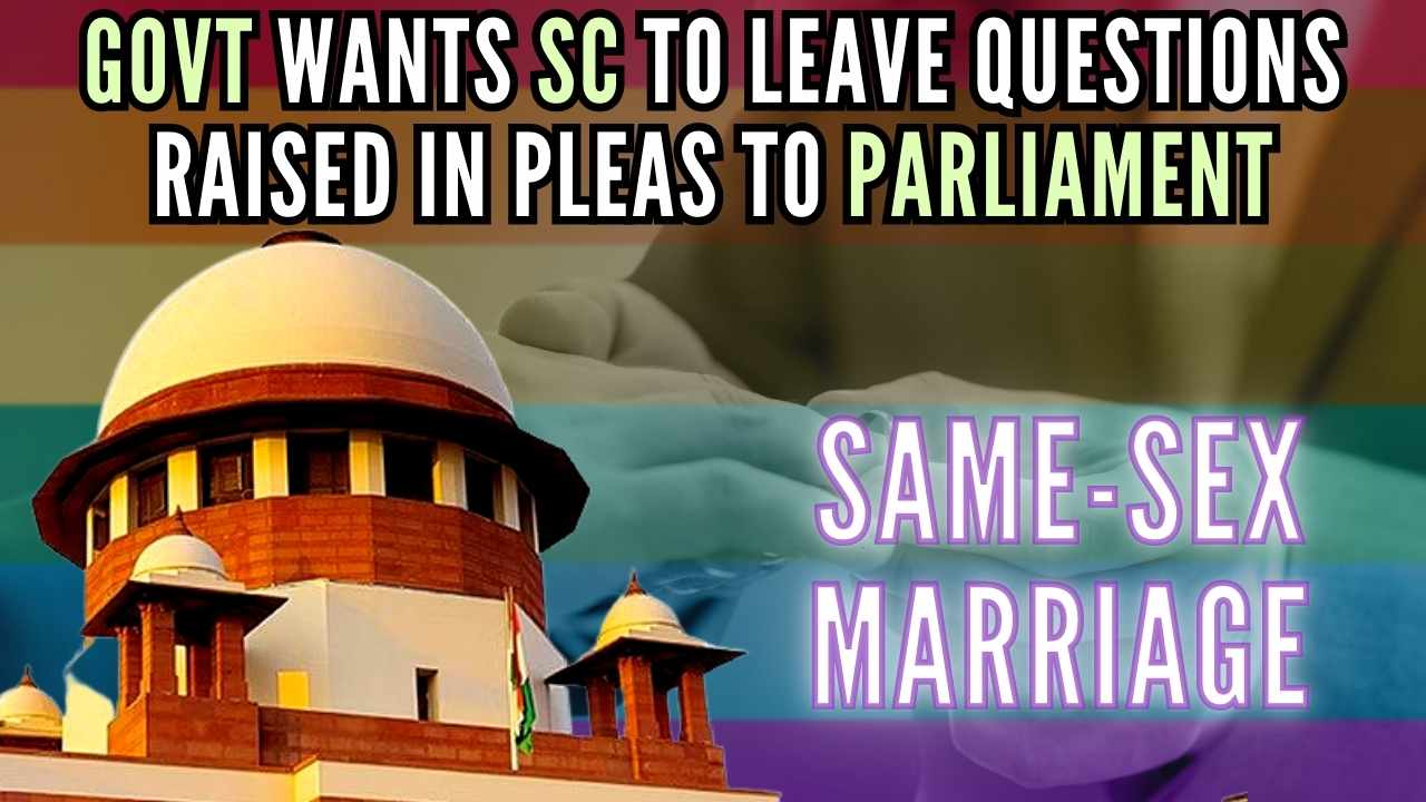 Leave Questions in Same-sex Marriage Pleas to Parliament: Centre