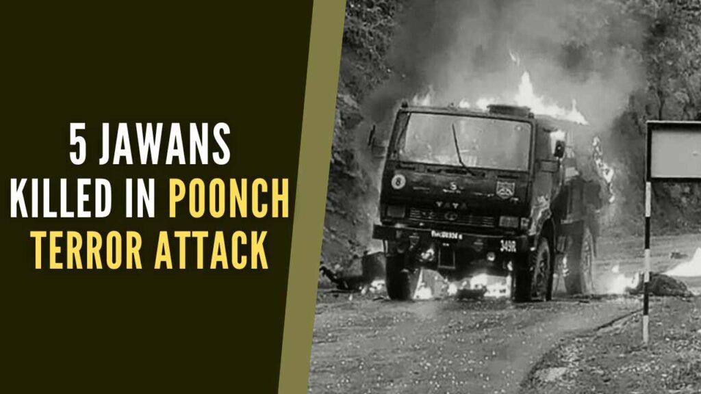 Poonch Terrorist Attack: Five Soldiers Martyred, One Injured