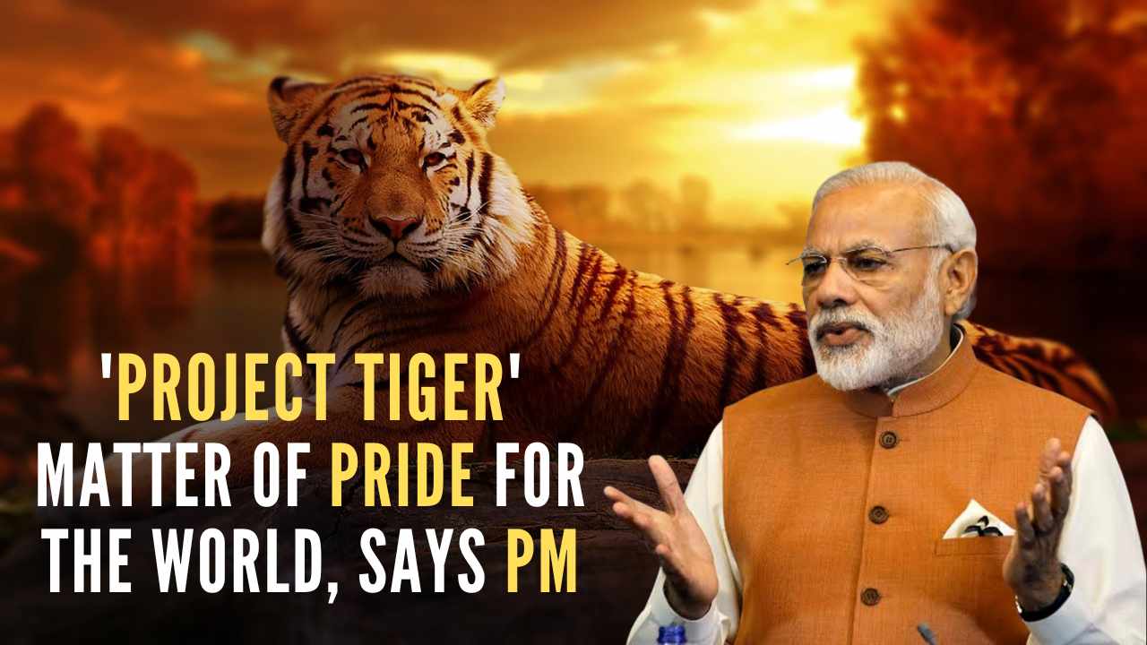 'Project Tiger': Matter of Pride for Whole World, Says PM Modi