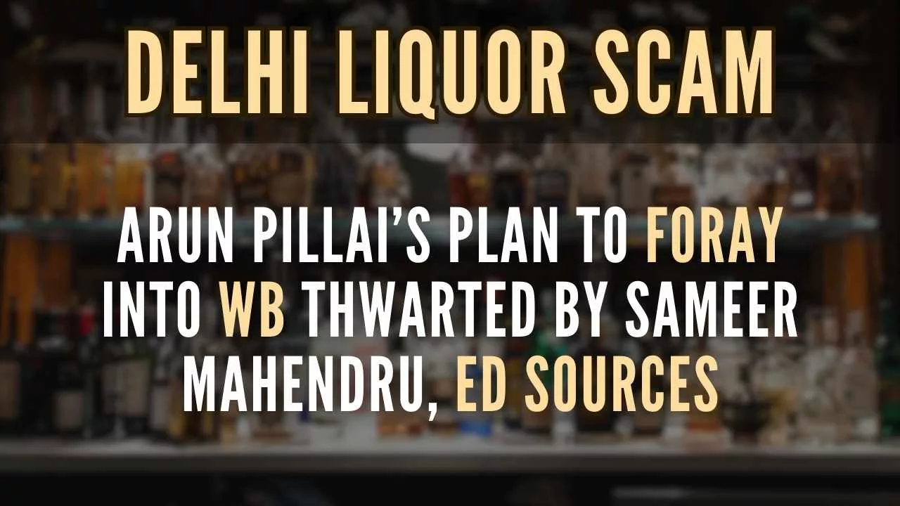 Delhi Excise Policy: Arun Pillai's Plan to Foray into WB Thwarted