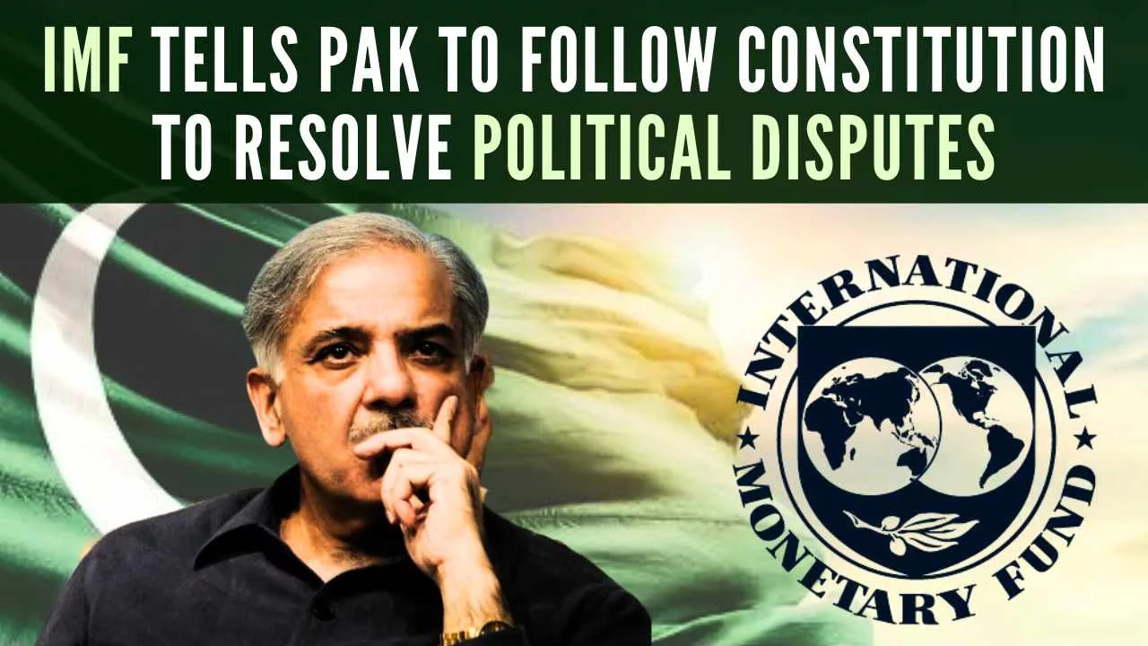 IMF Tells Pakistan to Resolve Political Disputes