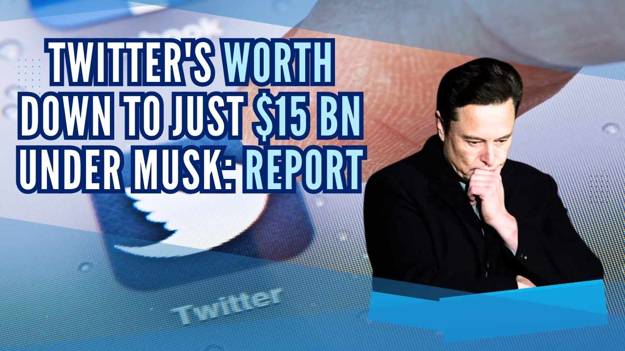 Twitter's Worth Down by Massive 33% Under Elon Musk: Report