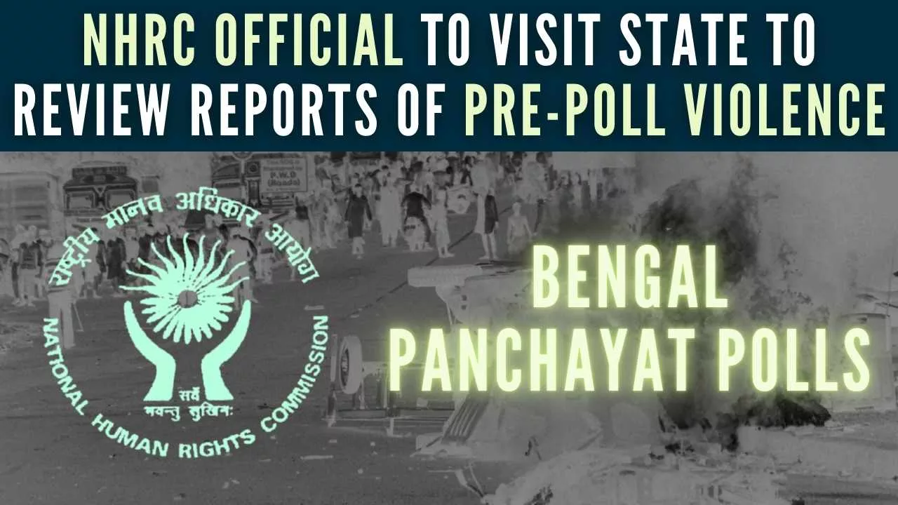 WB Panchayat Polls: NHRC Official to Review Reports of Pre-Poll Violence