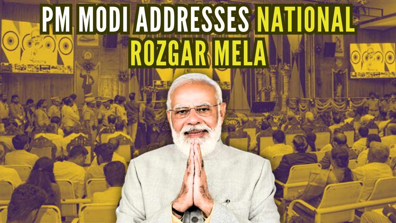 PM Modi Addresses Rozgar Mela; Says Indian Economy on Rise