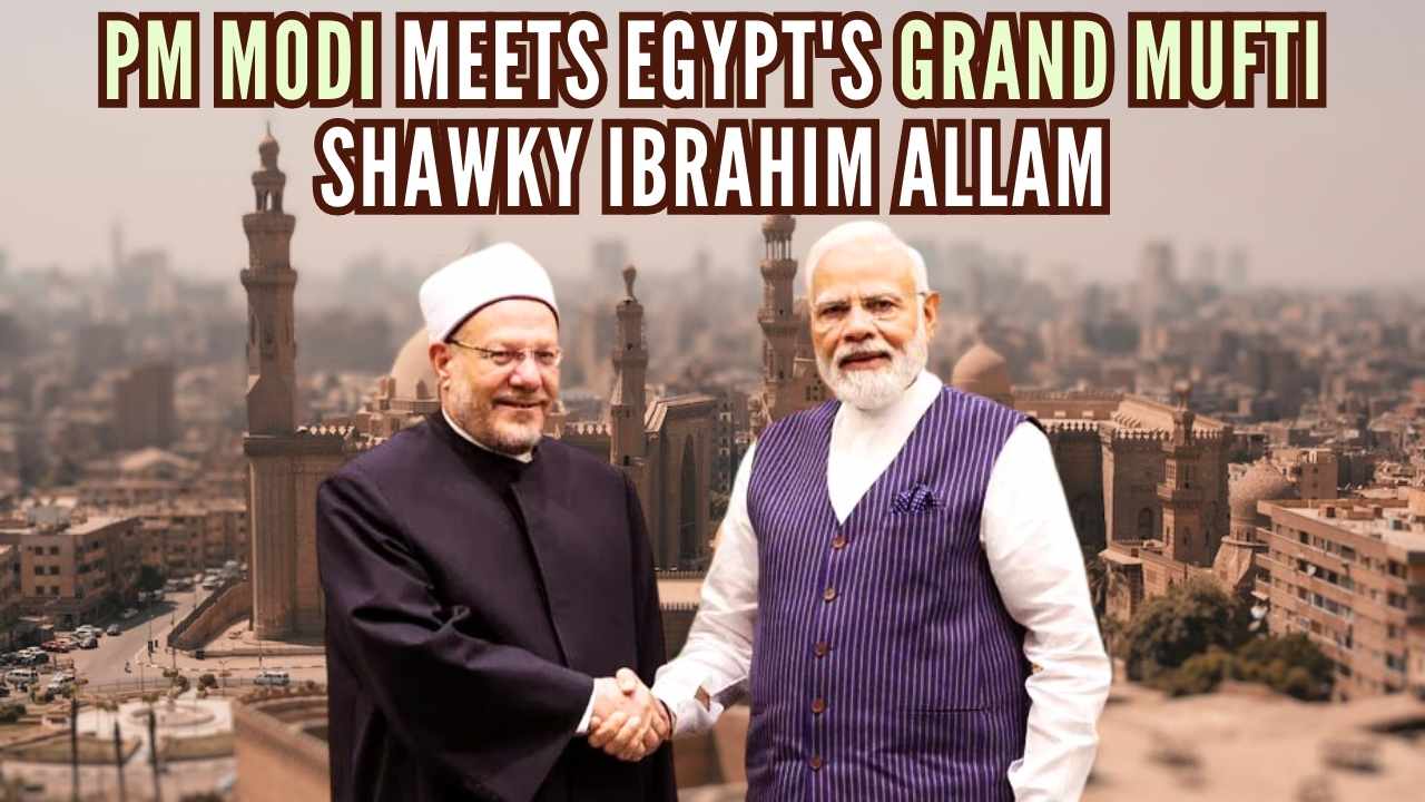 PM Modi Meets Egypt's Grand Mufti Shawky Ibrahim Allam