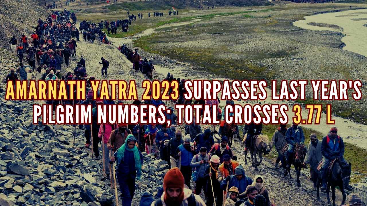 Amarnath Yatra 2023 Surpasses Last Year's Pilgrim Numbers
