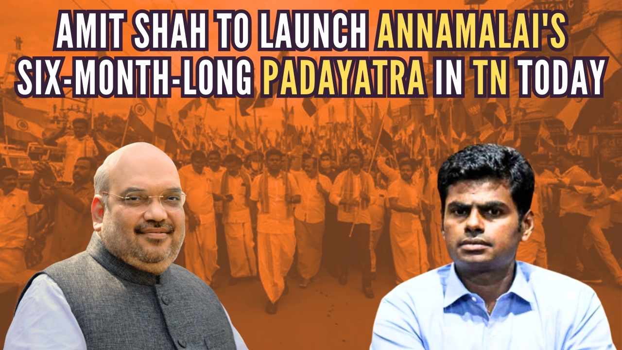 Amit Shah to Launch Annamalai's Six-Month-Long Padayatra Today