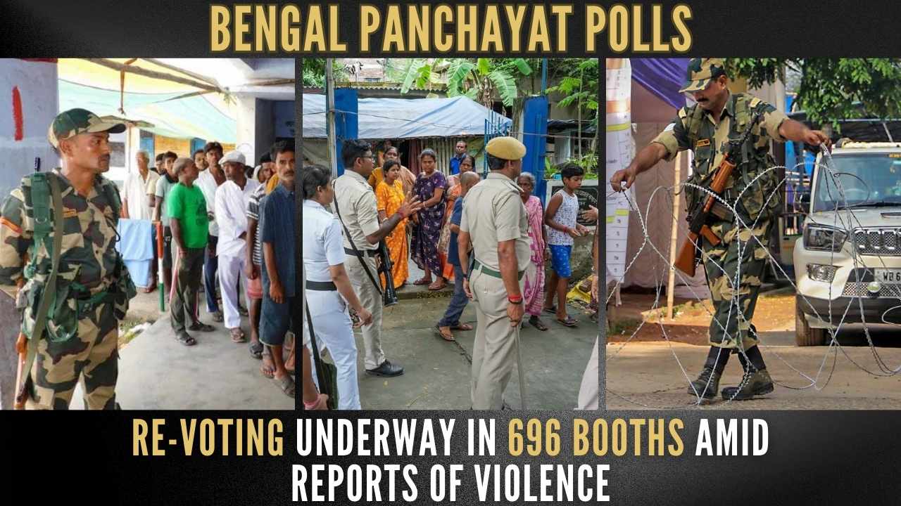 Bengal Panchayat Polls: Re-Voting Underway in 696 Booths
