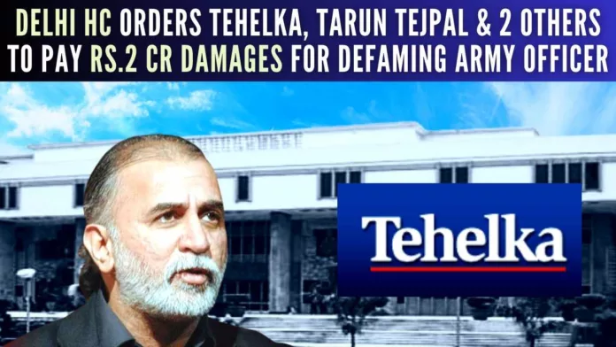 HC Orders Tehelka, Tarun Tejpal, Sting Reporters to Pay Rs.2 Cr