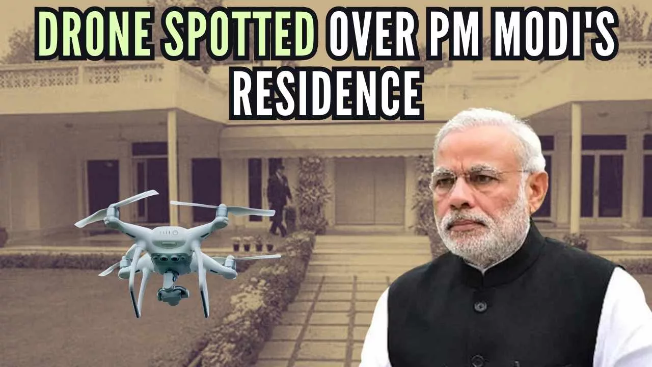 Drone Spotted Near PM Modi's Residence at Lok Kalyan Marg