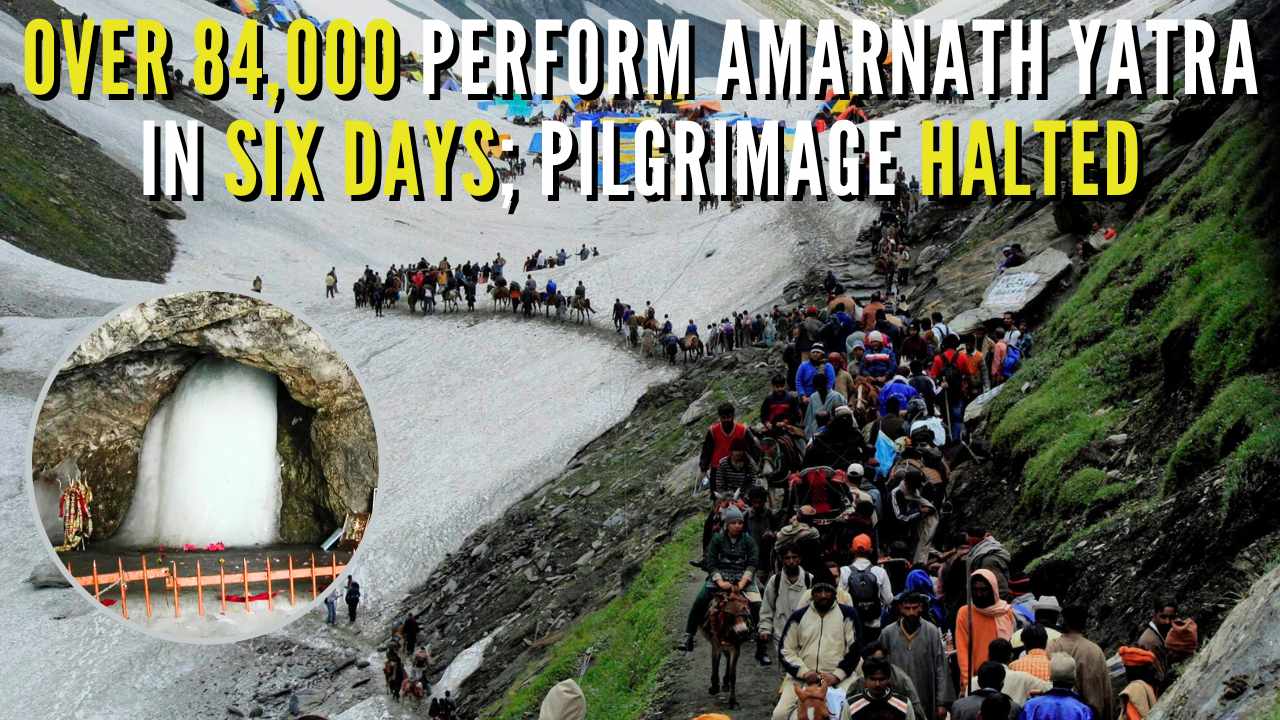 Amarnath Yatra: Over 84,000 Yatris Visit the Holy Shrine in 6 Days