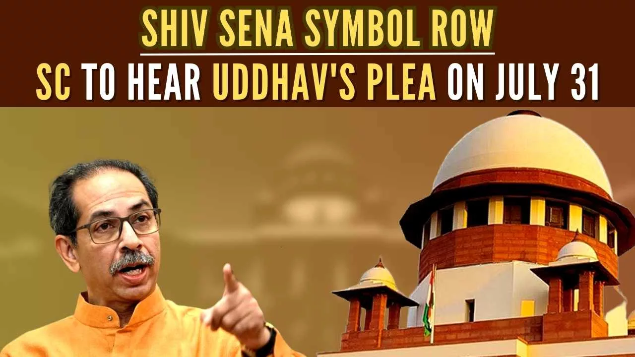 Shiv Sena Symbol Row: SC to Hear Uddhav Thackeray's Plea