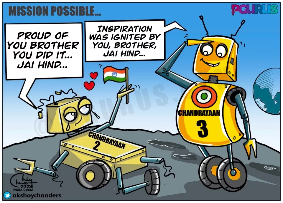India's Gigantic Leap into Space with the soft landing of Chandrayaan 3 - PGurus