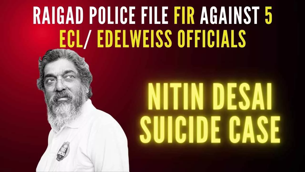 Nitin Desai Suicide Case: Raigad Police File FIR Against 5 Persons