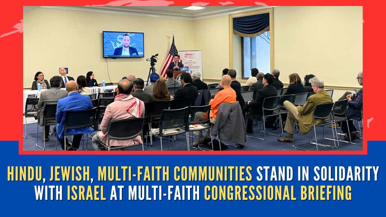 Congressional Briefing: Hindu, Jewish, Multi-faith Communities Stand in ...