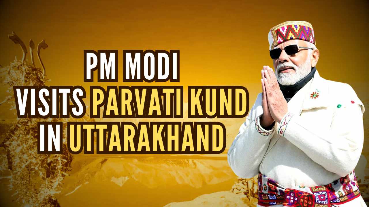 PM Narendra Modi Visits Parvati Kund in Uttarakhand