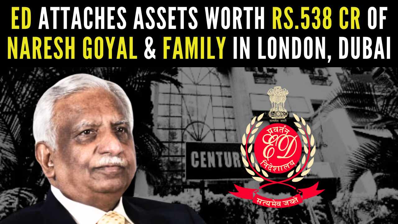 ED Attaches Assets of Jet Airways Founder Naresh Goyal & Family