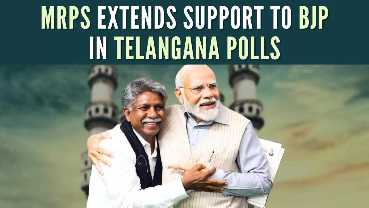 Telangana Polls: MRPS Extends Support to BJP