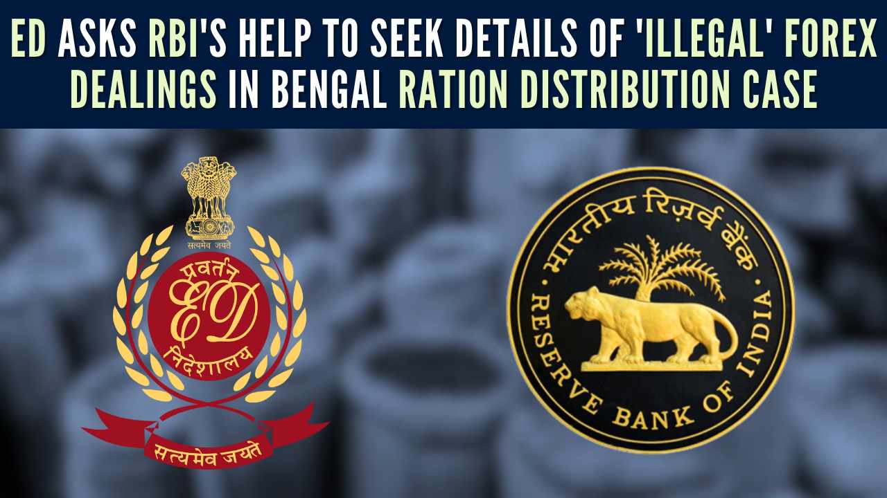 Bengal Ration Distribution Case: ED Asks RBI's Help