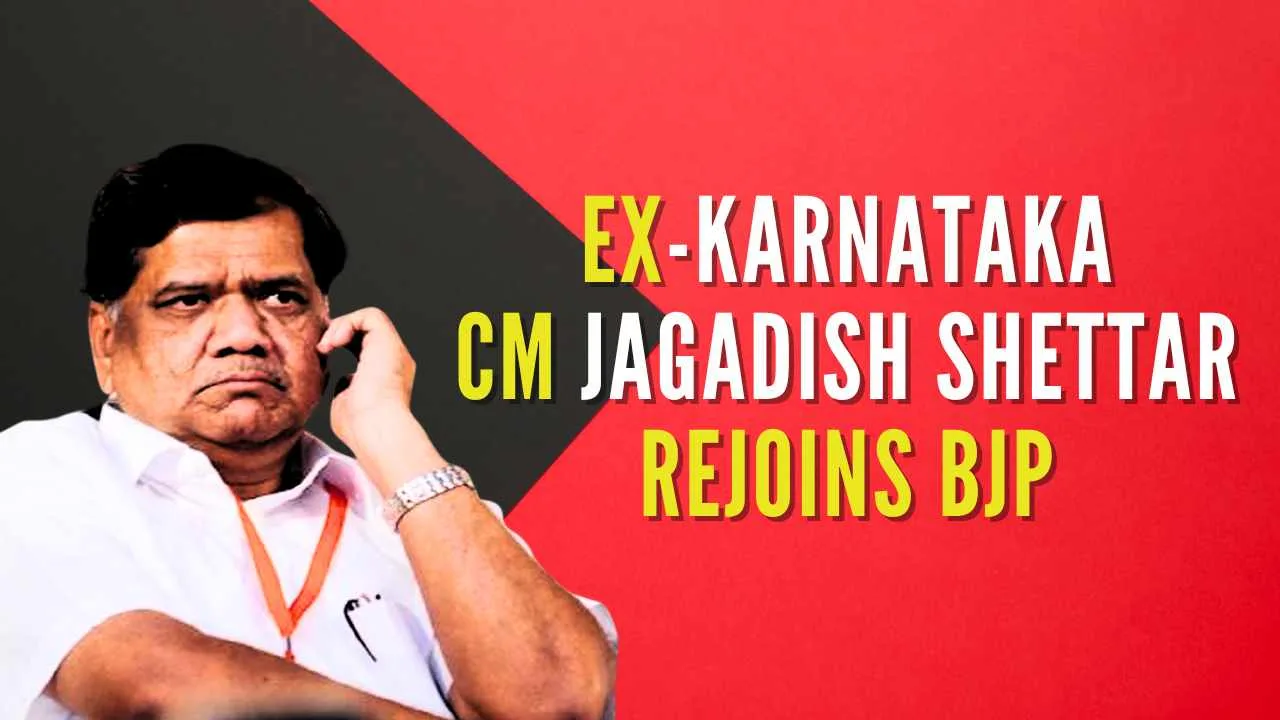 Jagadish Shettar Rejoins BJP after Short Tryst with Congress