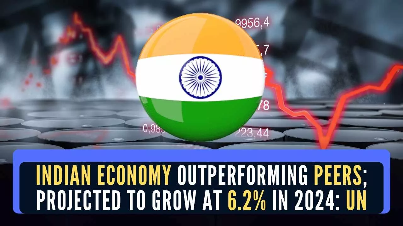Indian Economy Outperforming Peers; Projected to Grow at 6.2%