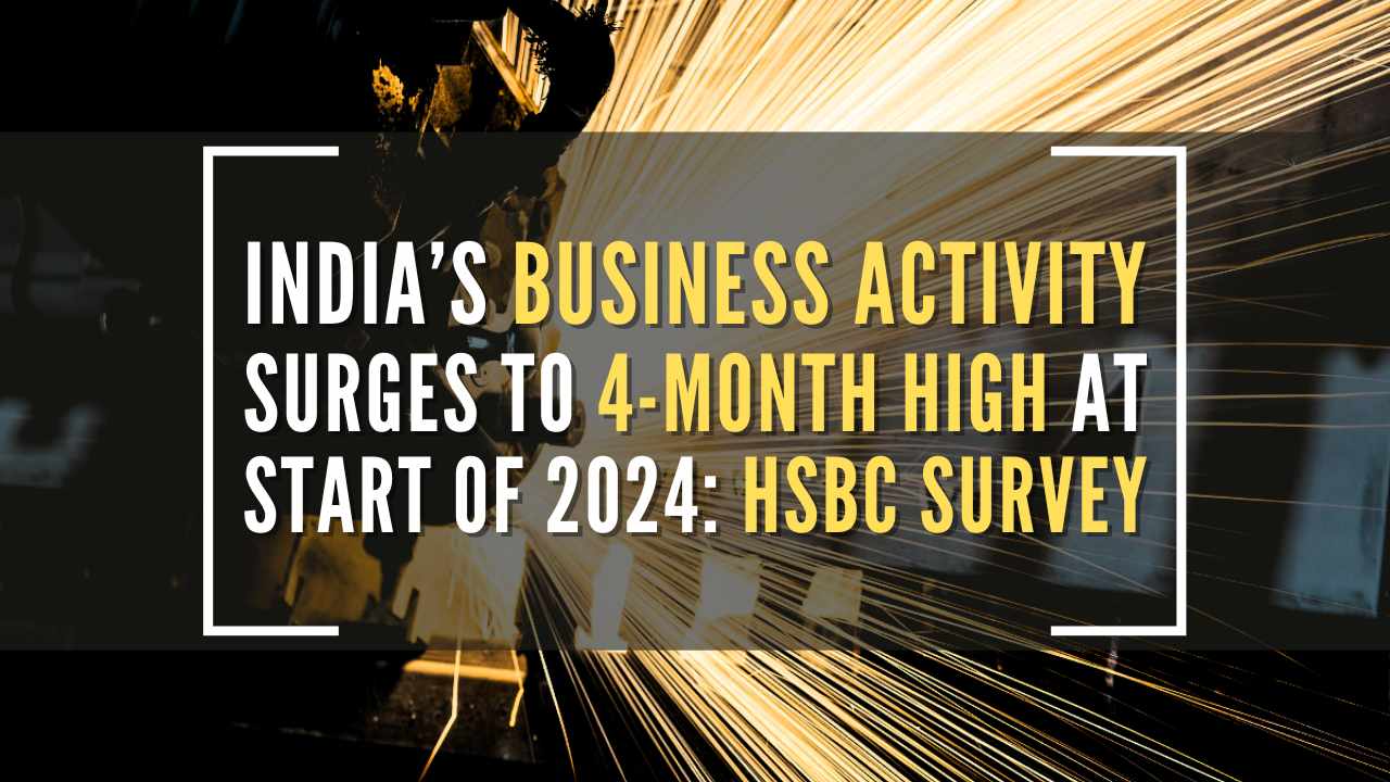 India’s Business Activity Surges to 4-Month High at Start of 2024