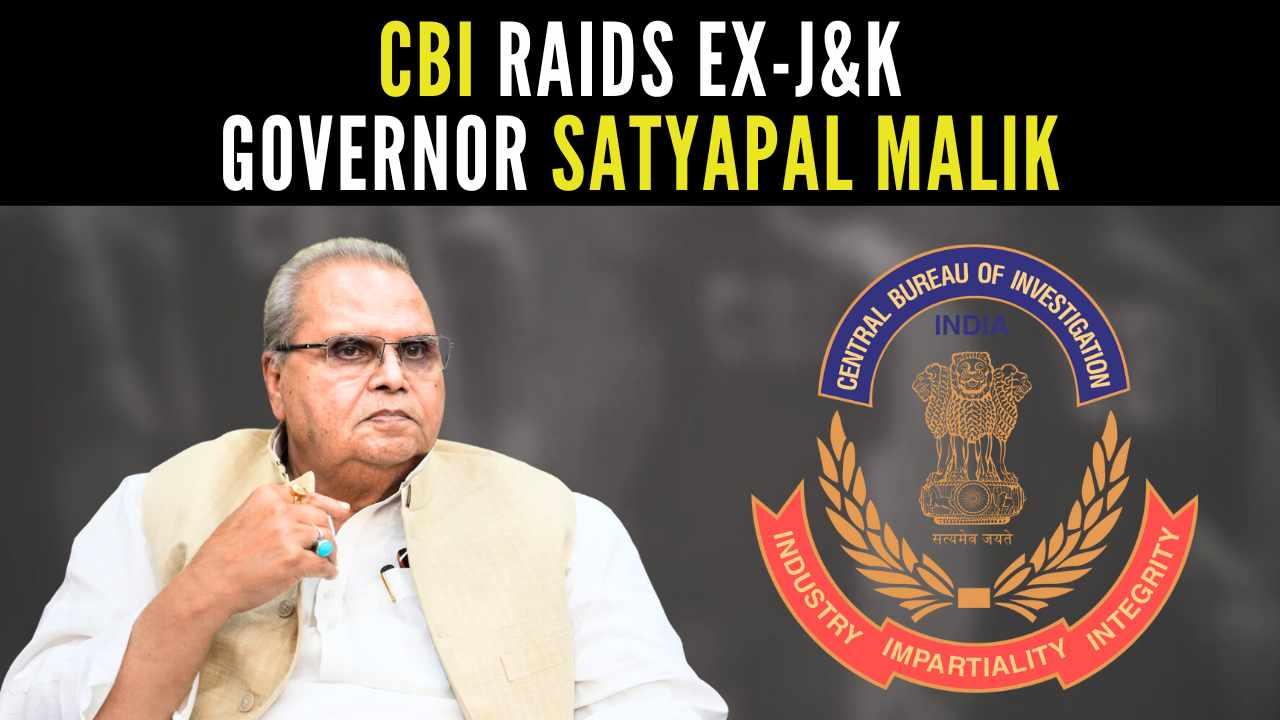 CBI Raids Ex-J&K Governor Satyapal Malik