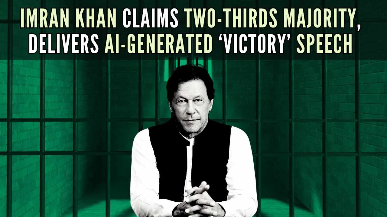 Imran Khan Claims Majority, Delivers AI-Generated Victory Speech