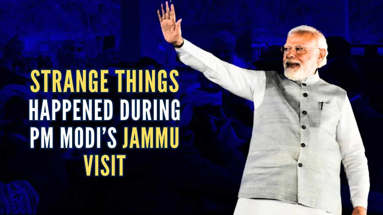 Strange Things Happened During PM Modi’s Jammu Visit