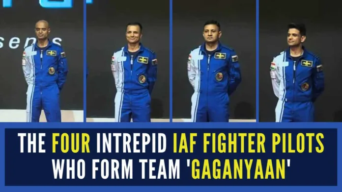 The Four IAF Fighter Pilots Who will be on 'Gaganyaan' Mission